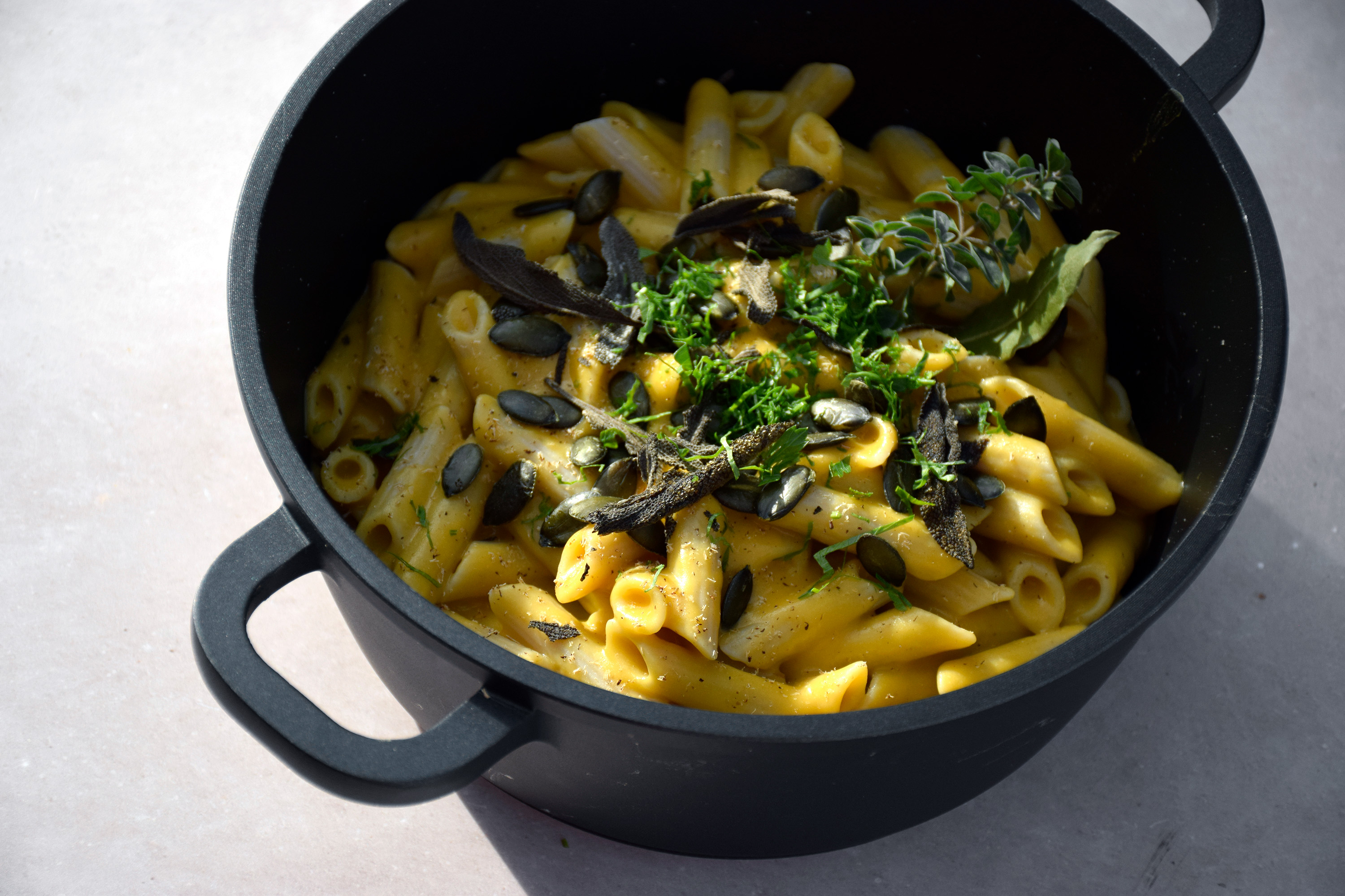 Mac ‘n’ Pumpkin - tibits - Vegetarian Restaurant Bar Take Away Catering